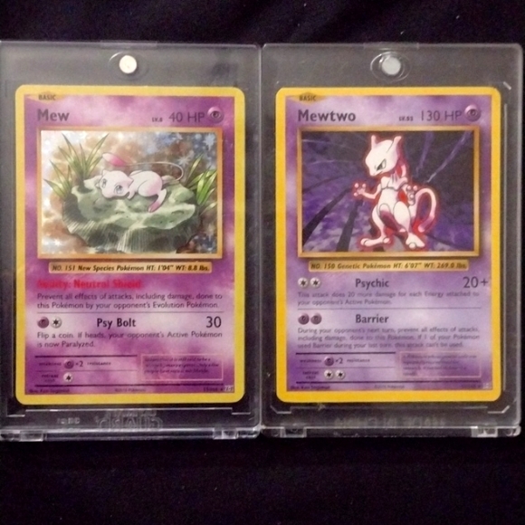 Pokemon | Toys | Pokemonvintage Mewmewtwo Duo Rare Evolution Set | Poshmark